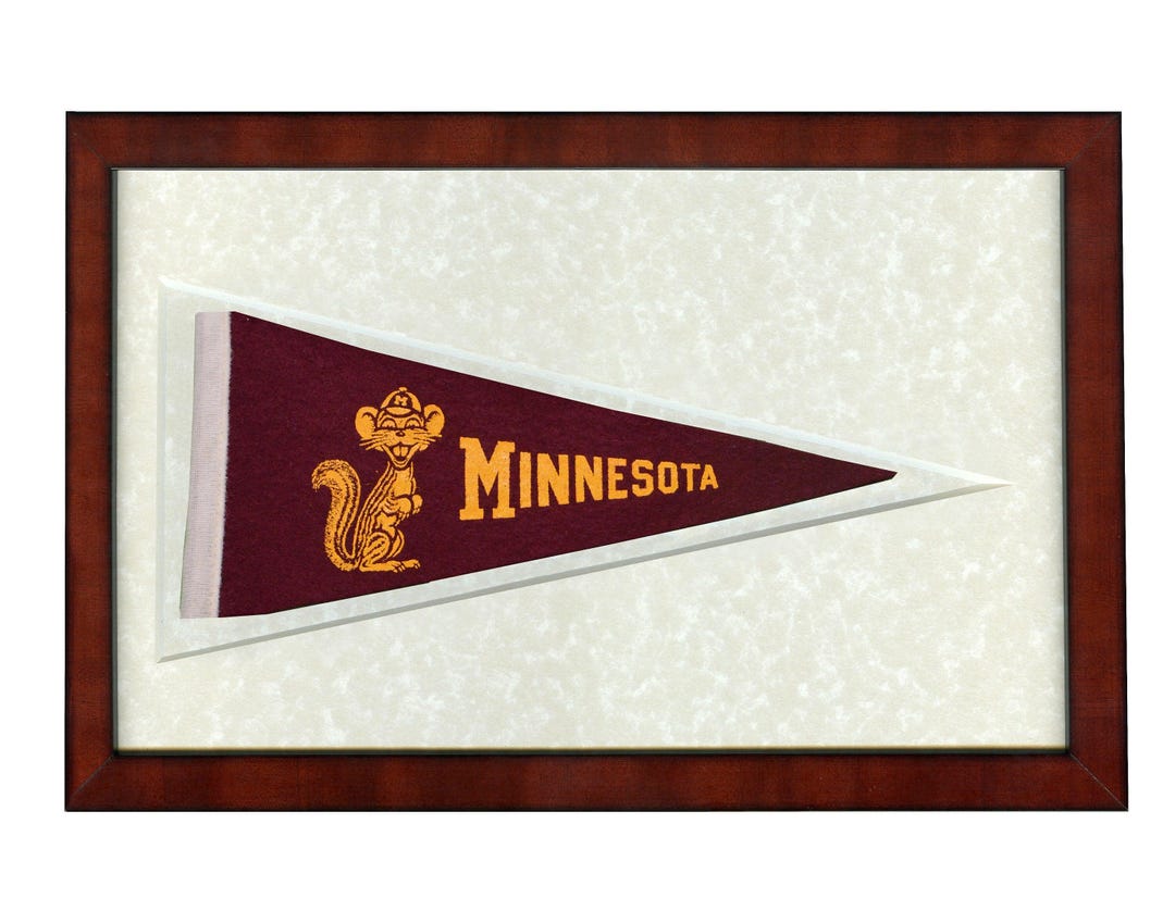 Vintage University of Minnesota Pennant Circa 1960 - Etsy