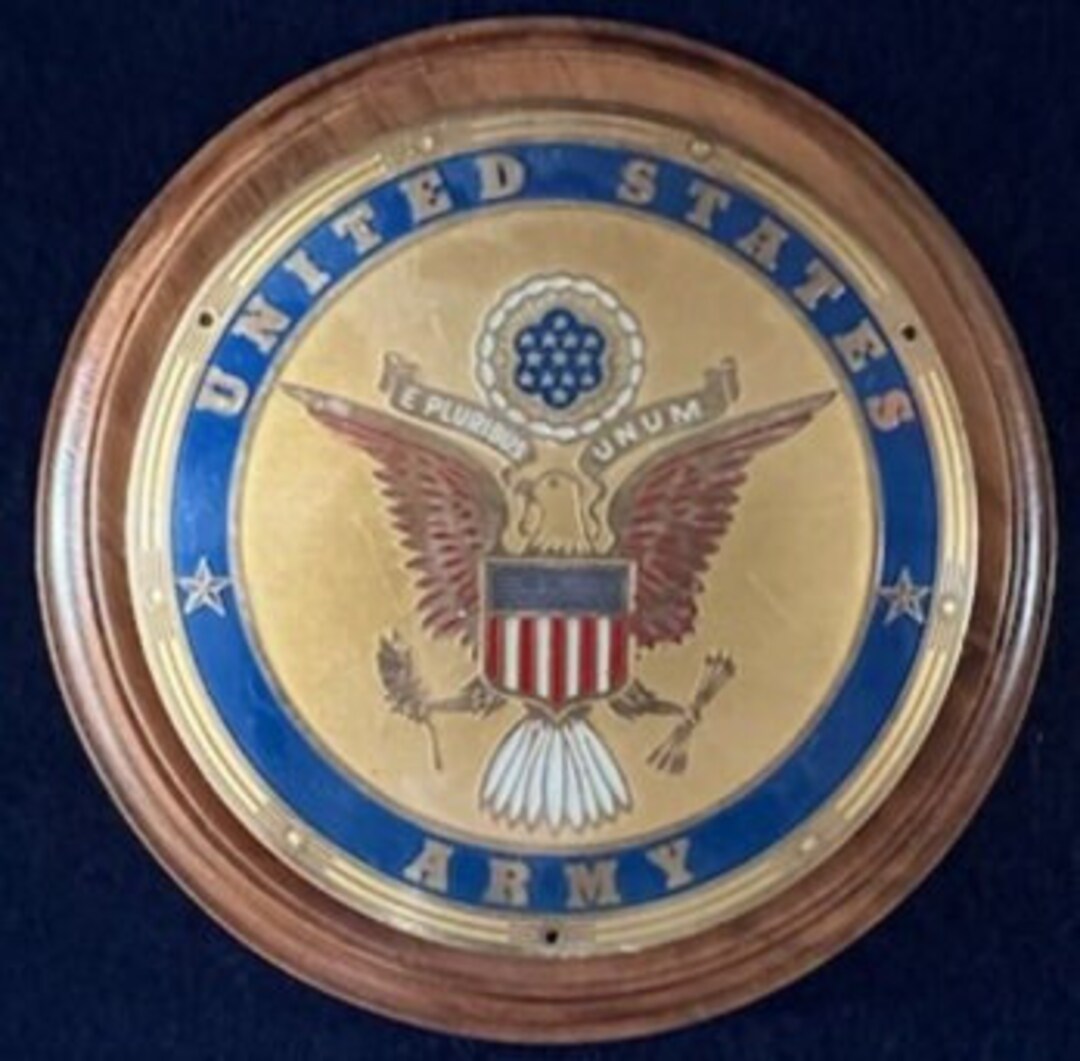 Vintage United States Army Wood Plaque Circa 1950 - Etsy