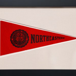 Vintage Northeastern University Pennant circa - Etsy