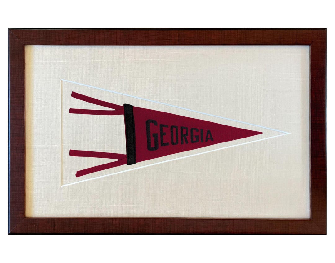 Vintage University of Georgia Pennant - Etsy