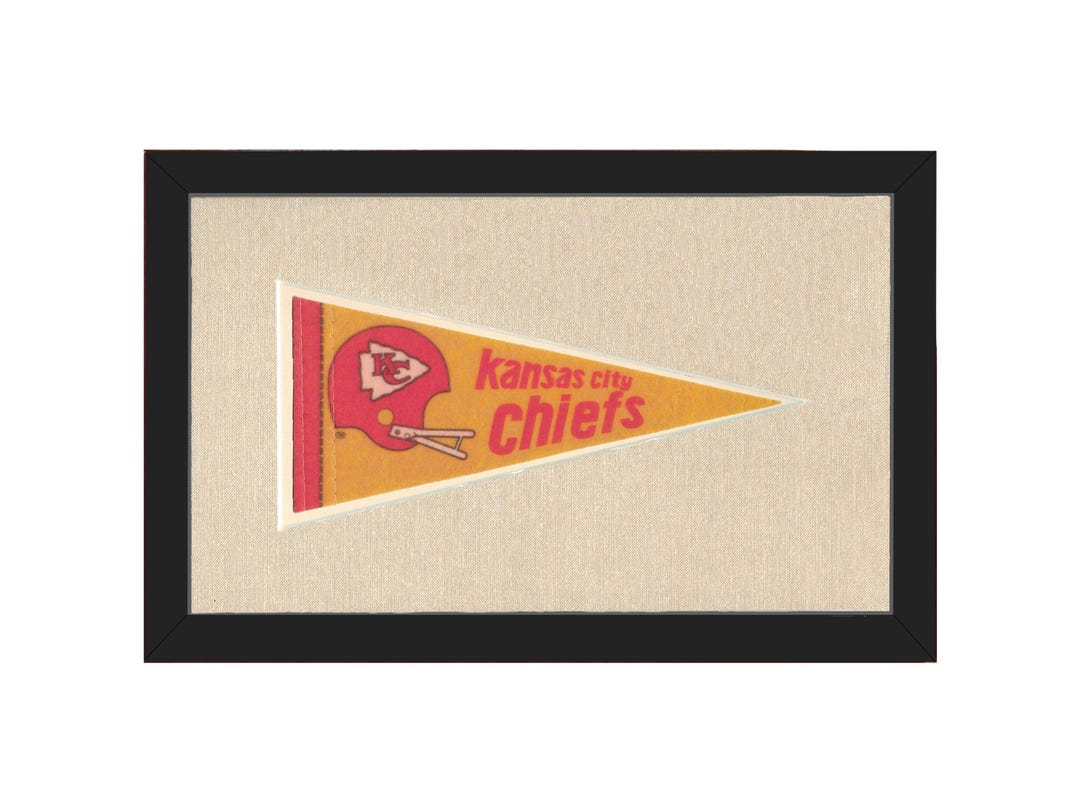 Vintage Kansas City Chiefs Pennant - Etsy