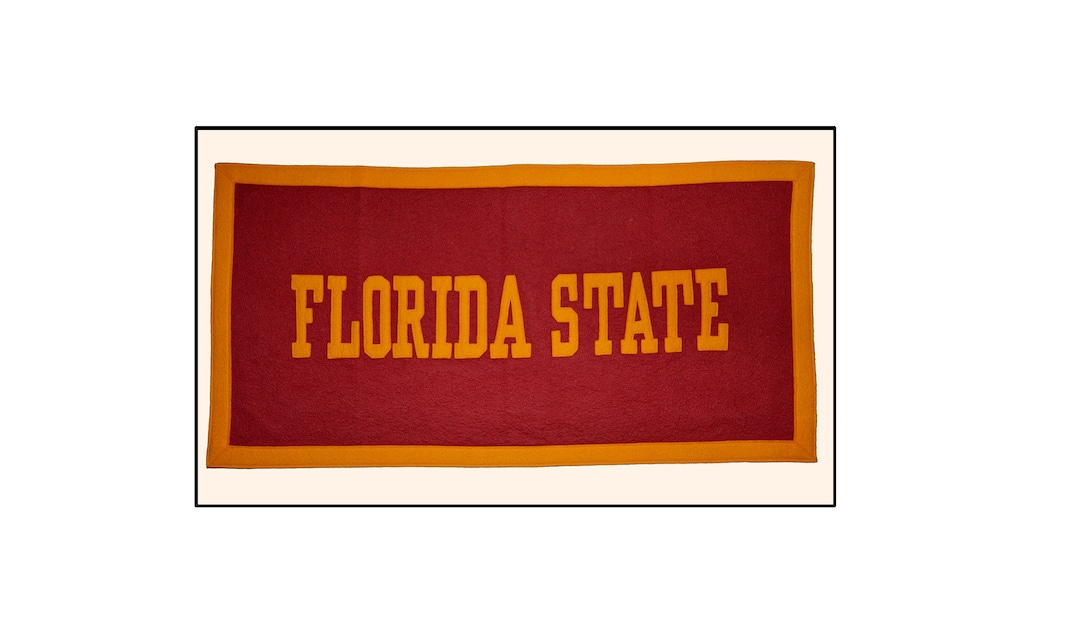 Vintage Florida State University Banner/pennant circa - Etsy