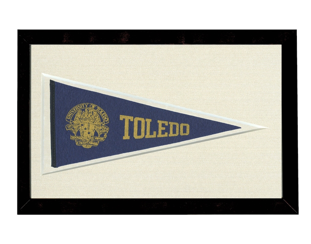 Vintage University of Toledo Pennant circa 1950s - Etsy