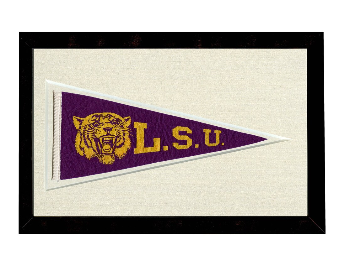 Vintage Louisiana State University Pennant circa 1960s - Etsy