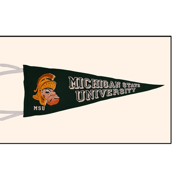 Michigan Pennant - Etsy