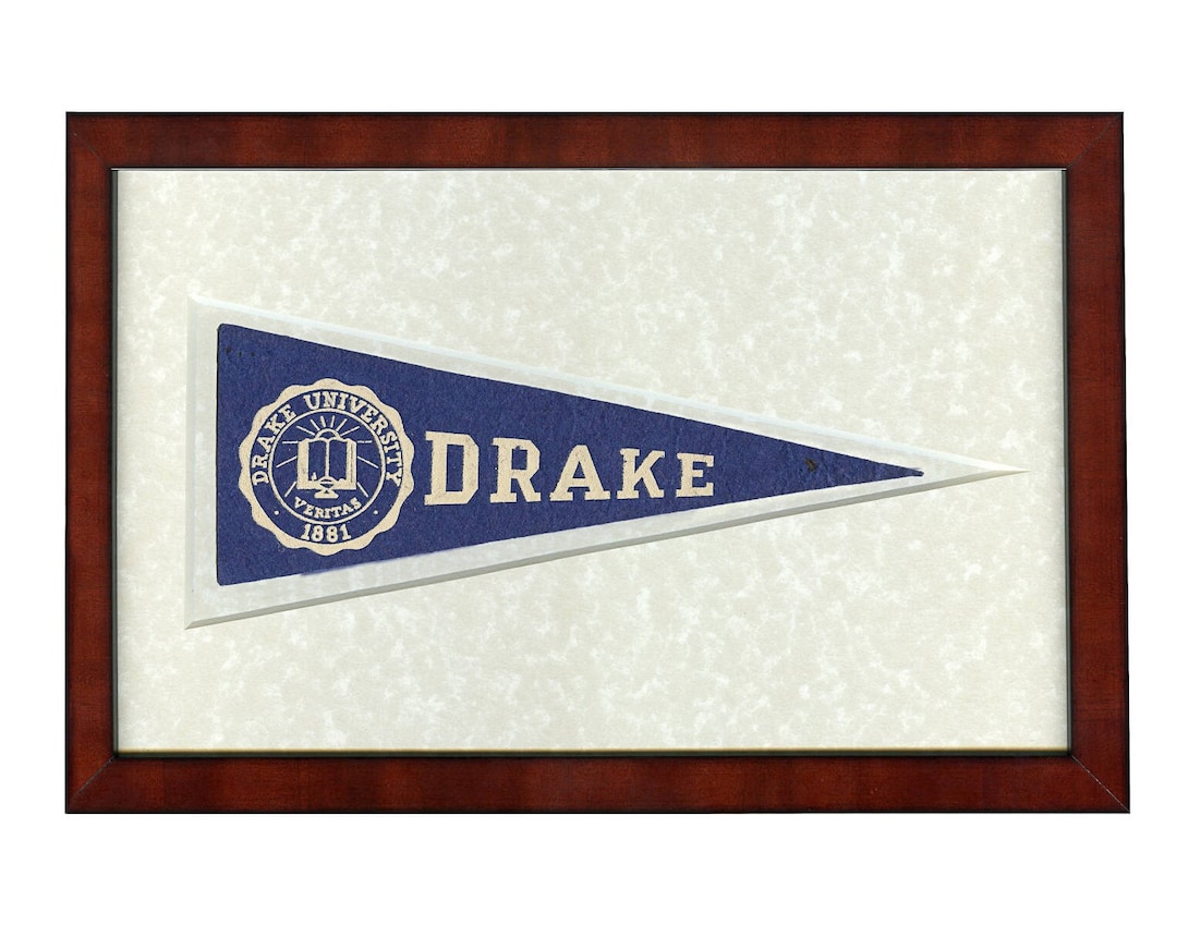 Vintage Drake University Pennant hormel Circa 1950s - Etsy