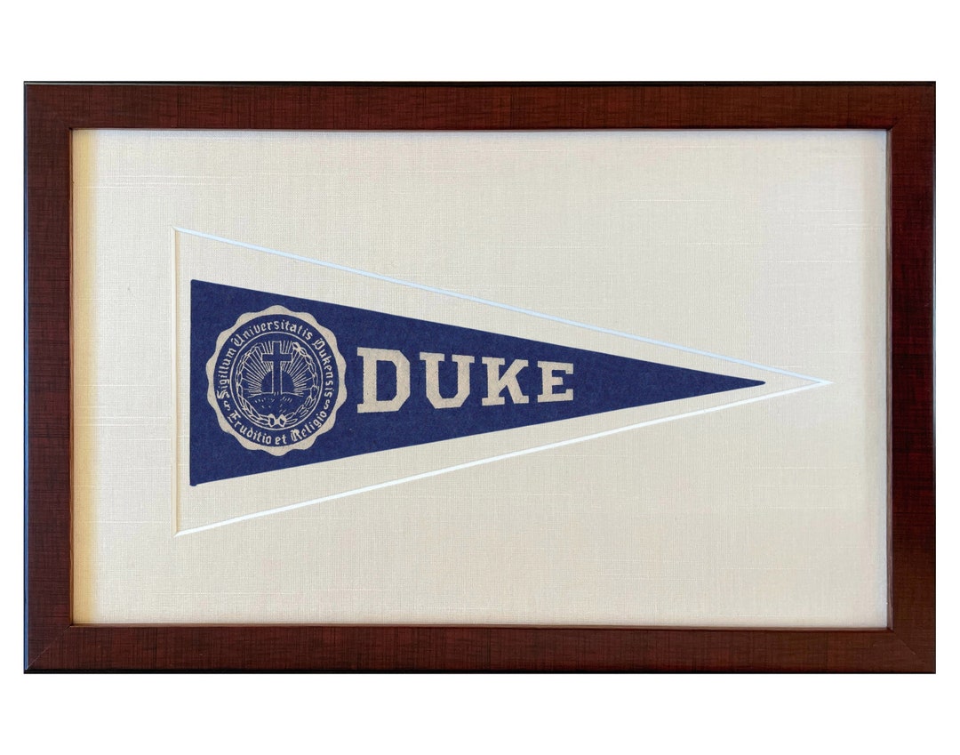 Vintage Duke University Pennant circa 1950 - Etsy