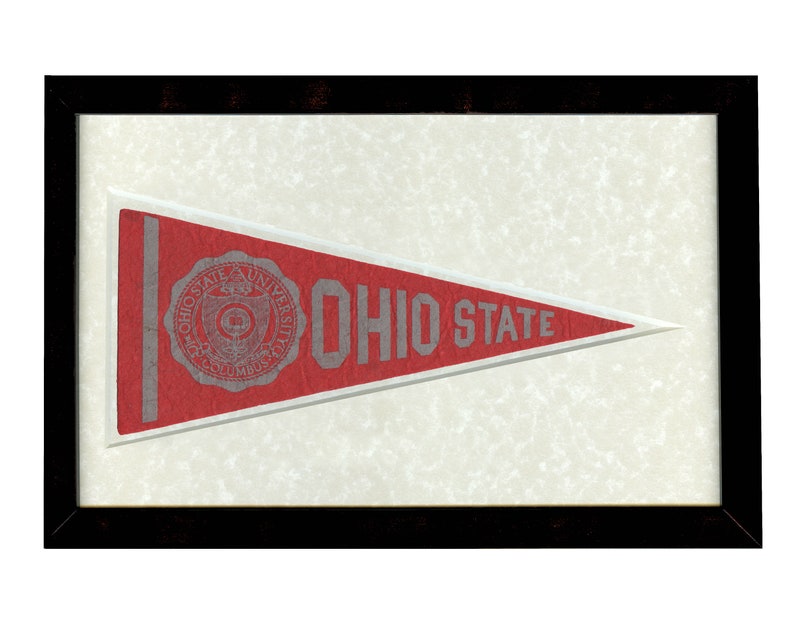 Vintage Ohio State University Pennant circa 1940s - Etsy