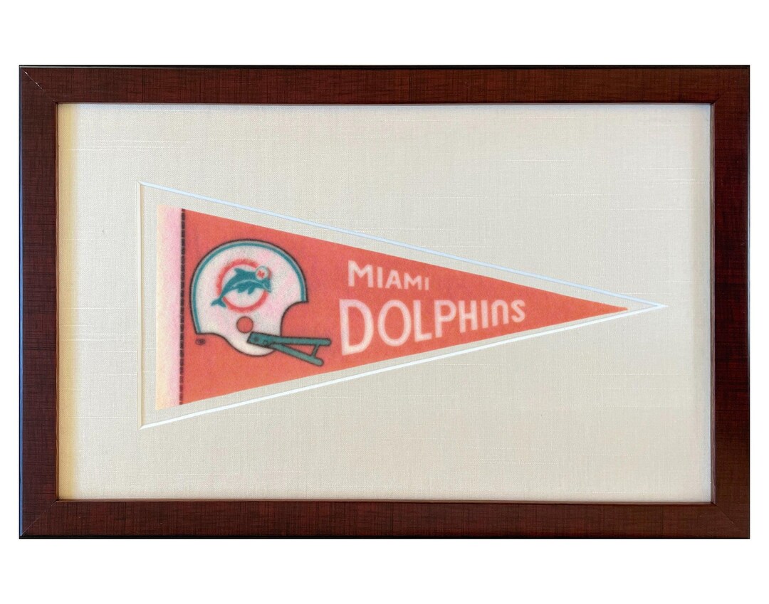 Vintage Miami Dolphins NFL Pennant Circa 1970s - Etsy