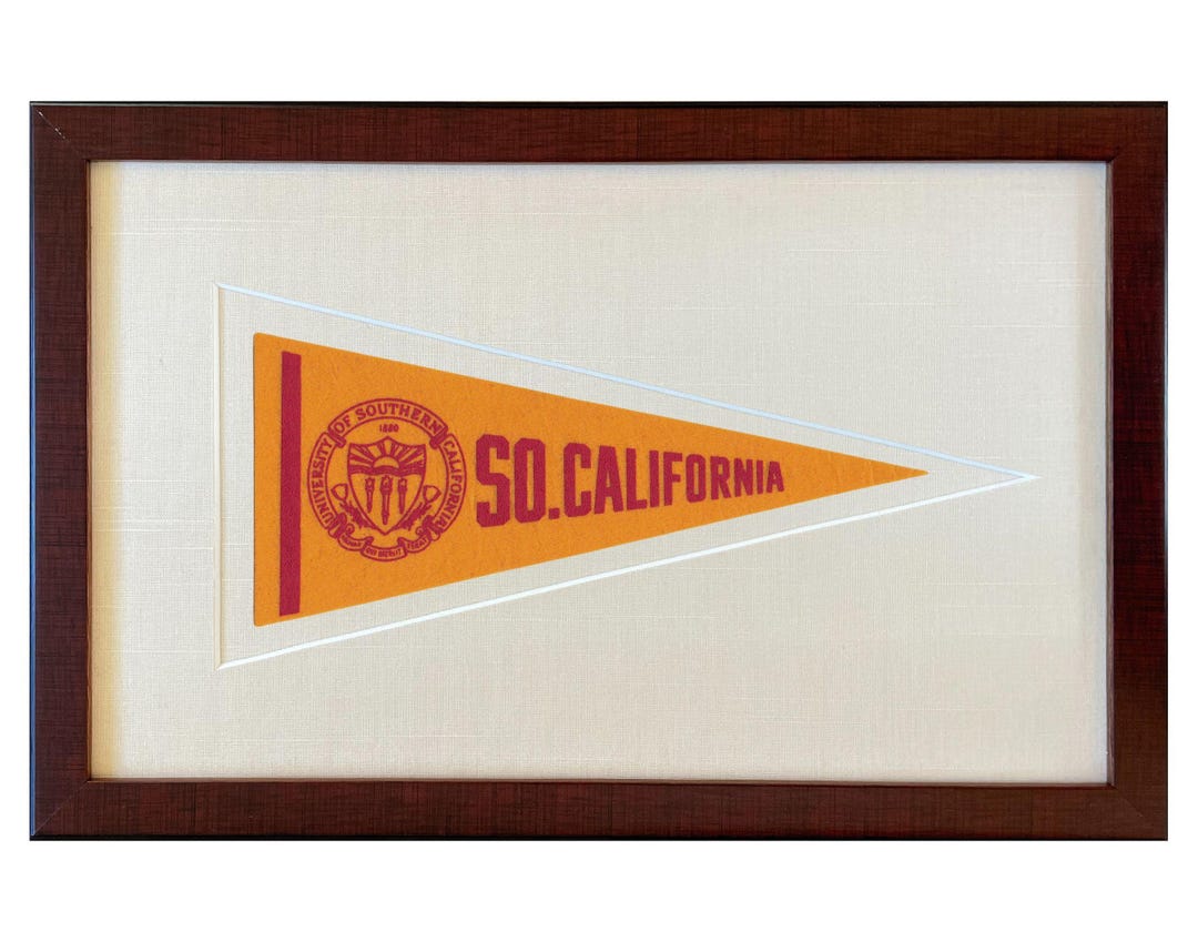 Vintage University of Southern California (USC) Pennant - Etsy