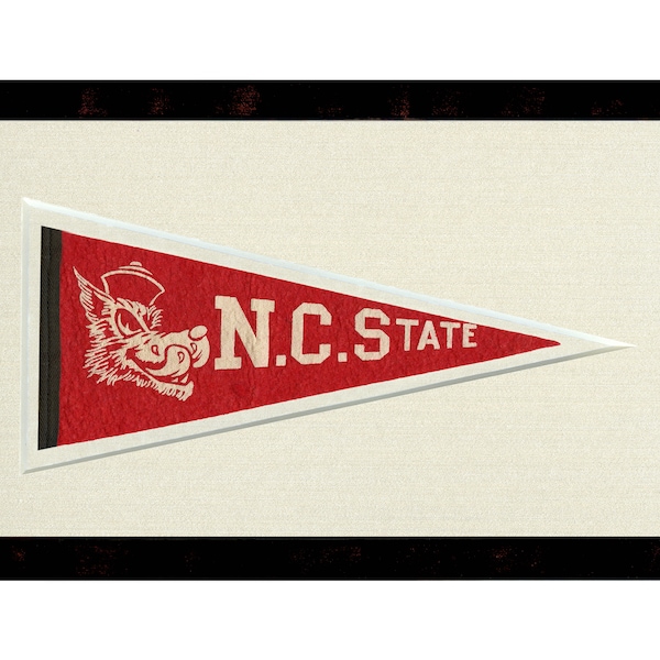 Nc State Wolfpack Pennant - Etsy
