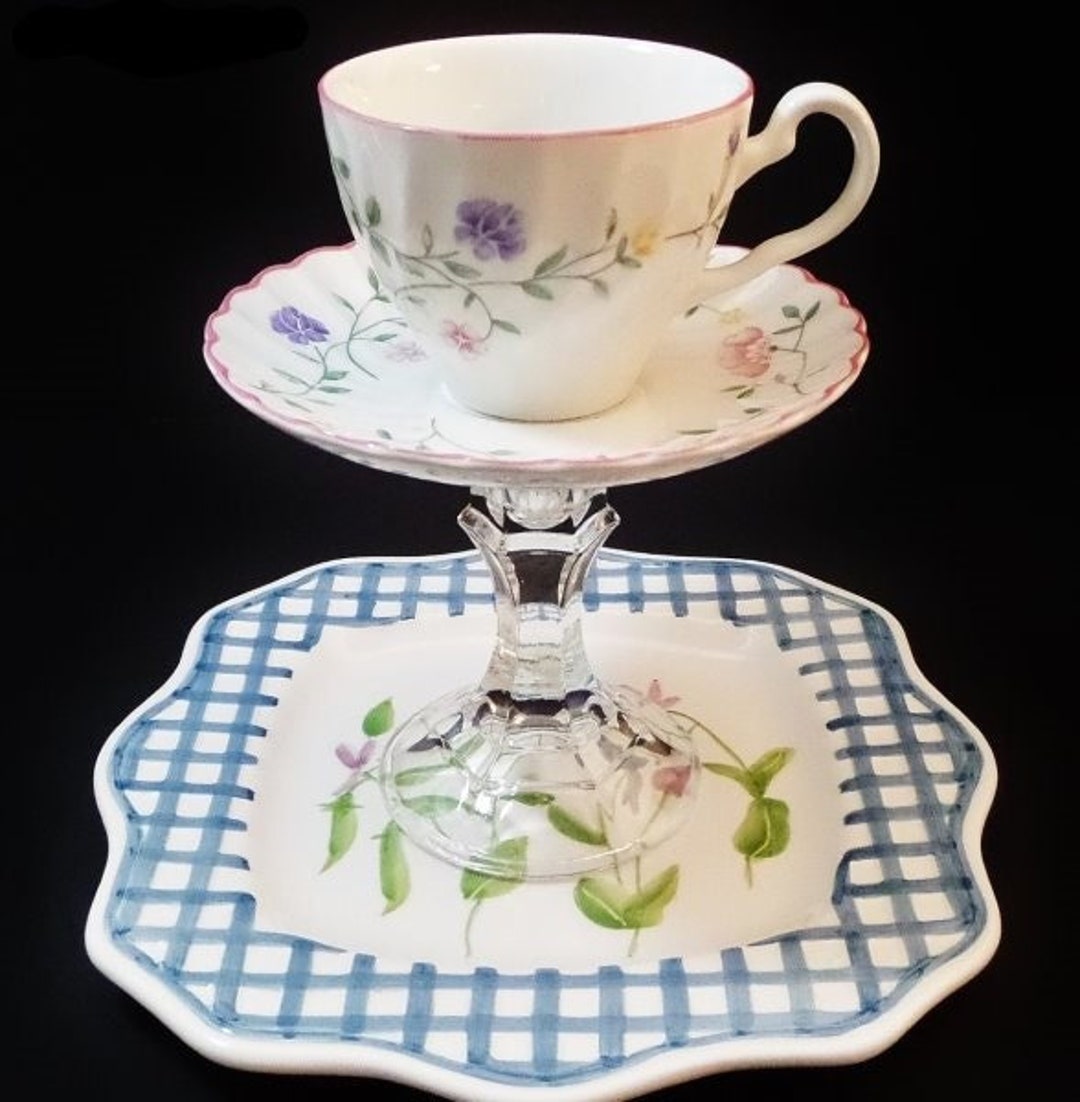 2-tiered Dessert Stand Holiday Pastry Stand Cupcake Stand High-tea ...