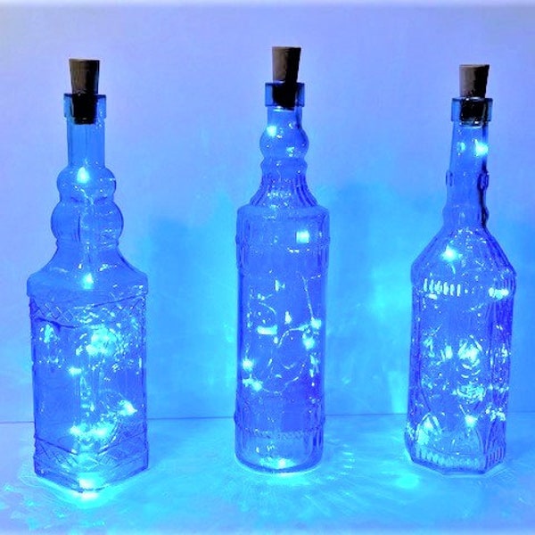 Glass Bottle Lights - Etsy