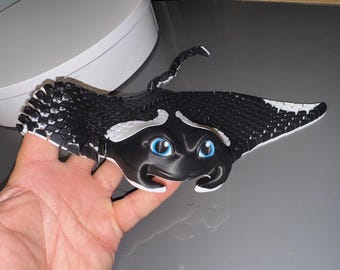 Manta Ray Flexible Toy (small) - Articulated 3D Printed - Etsy