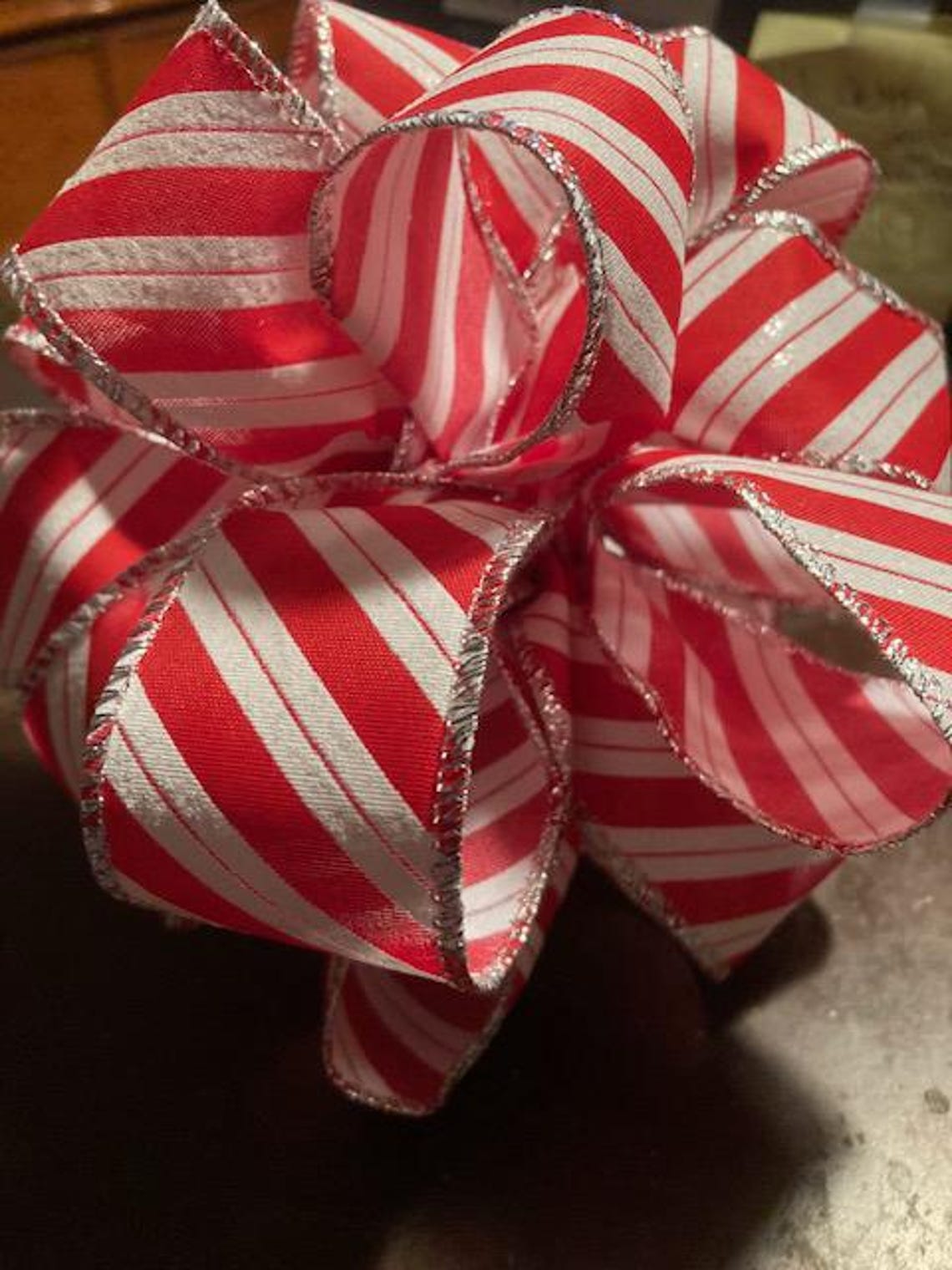 Gift Bow, Wreath Bow, Wired Ribbon, Present, Bow, Ribbon, Candy Cane ...