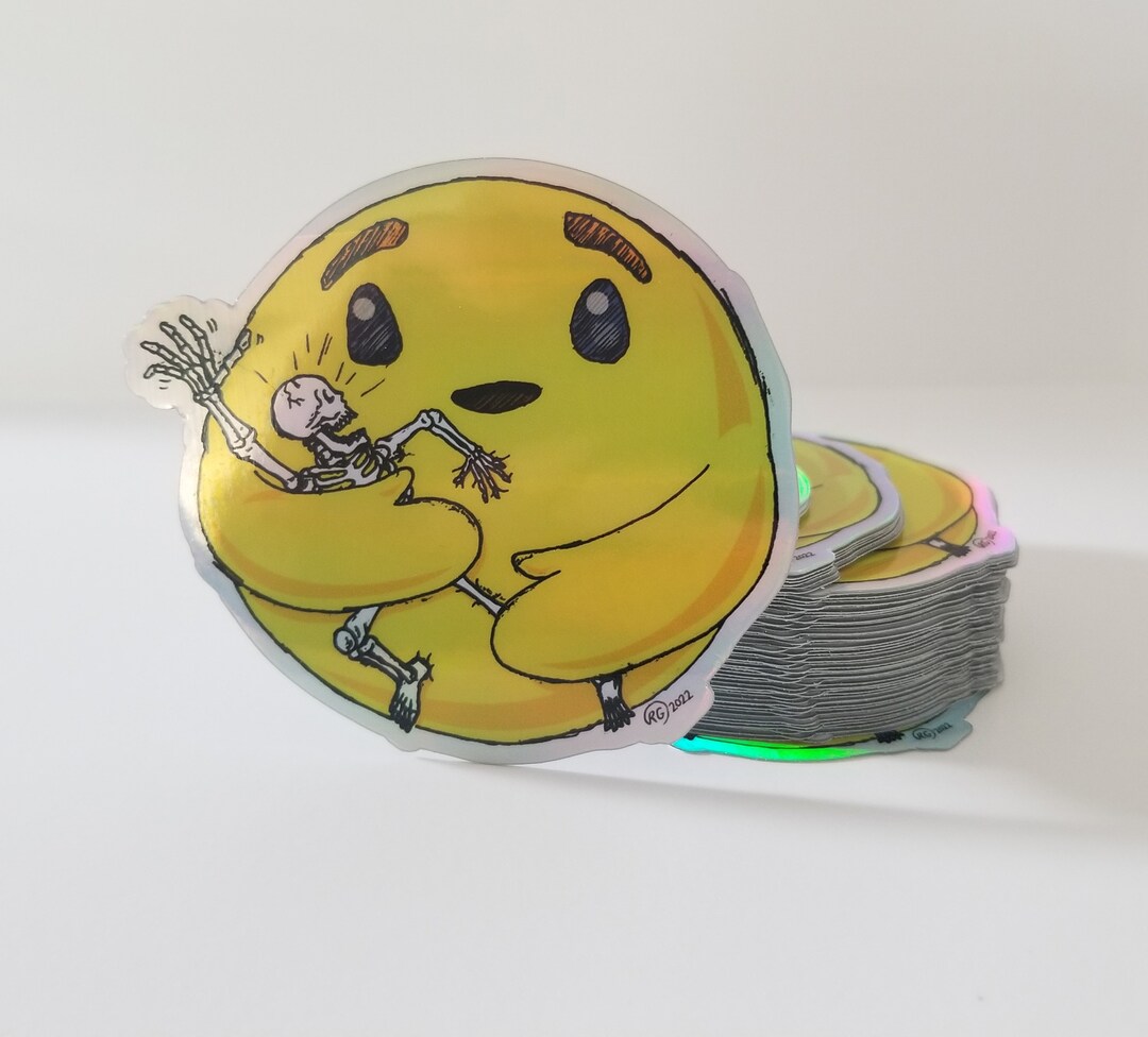 Boner Care Holographic Sticker - Etsy