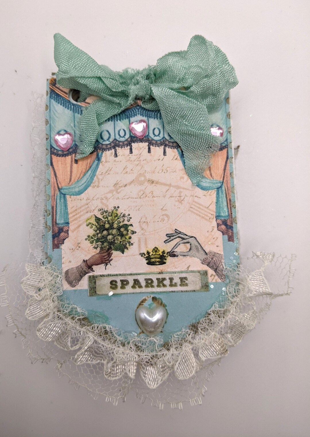 Regency Era Folding Flip Book Embellished Altered Art Mother's Day ...