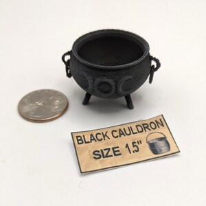 Miniature Dollhouse Cauldron Shop: Brooms, Sorting Hat, Wood Bundles - Etsy
