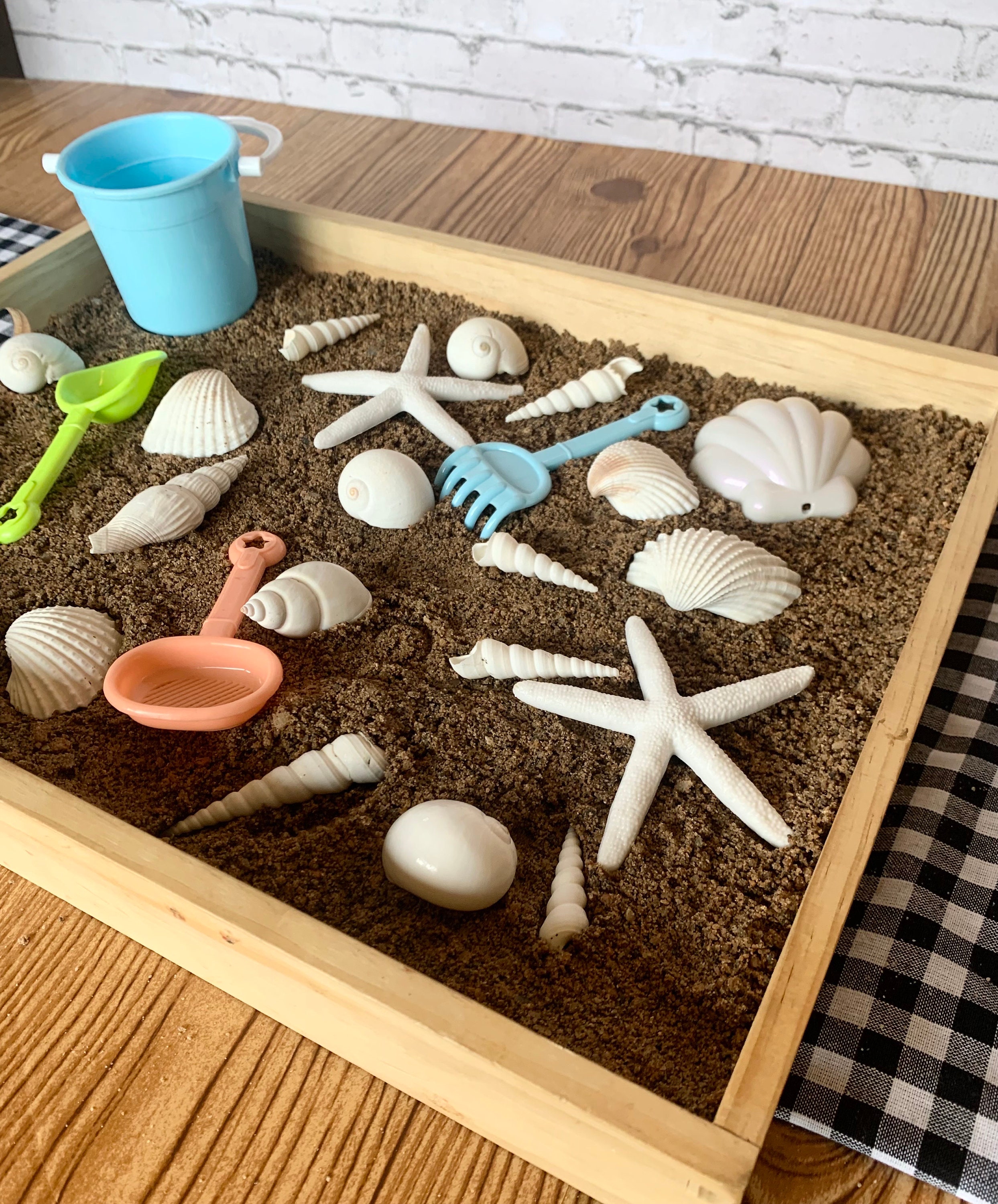 Montessori Beach Day Sensory Bin Play Kit Sensory Materials Educational ...