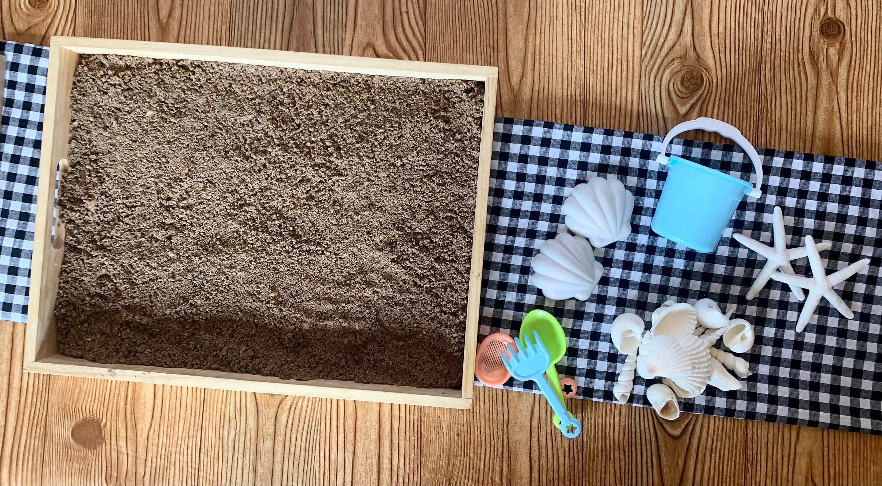 Montessori Beach Day Sensory Bin Play Kit Sensory Materials Educational ...