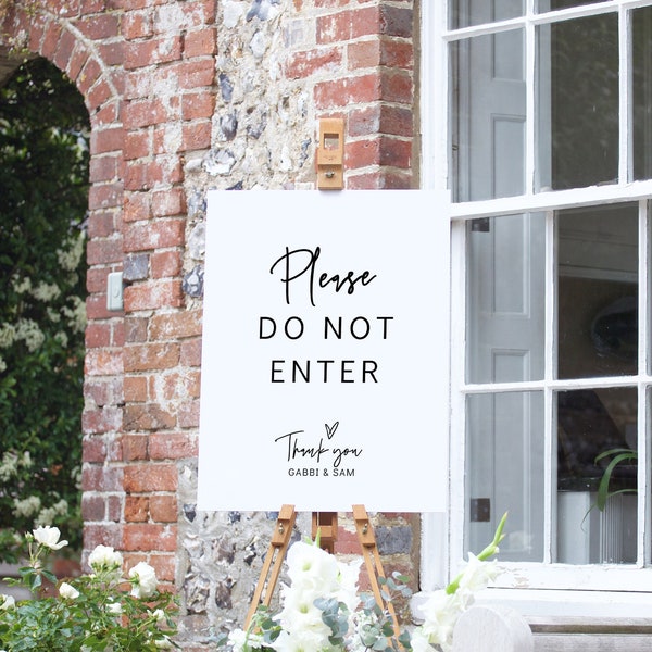 Do Not Enter Room Sign - Etsy