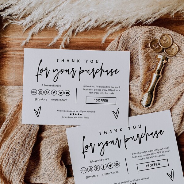Package Insert - Etsy