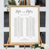 Horseshoe Seating Plan Template, 2 Long Tables and One Top Table, Table ...