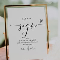 Please Sign, Black or Other Colour, Printable Custom Sign, Direct Your ...