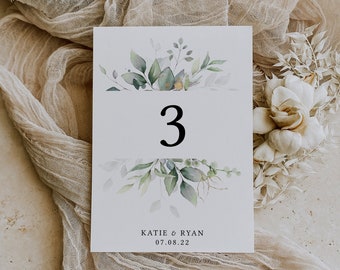 2x3 Table Number - Etsy