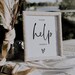 Please Help Yourself Sign, Printable Wedding Sign, Modern Minimalist ...