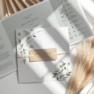 Square Wedding Invitations, Gatefold Invitations, Folded Invitations ...