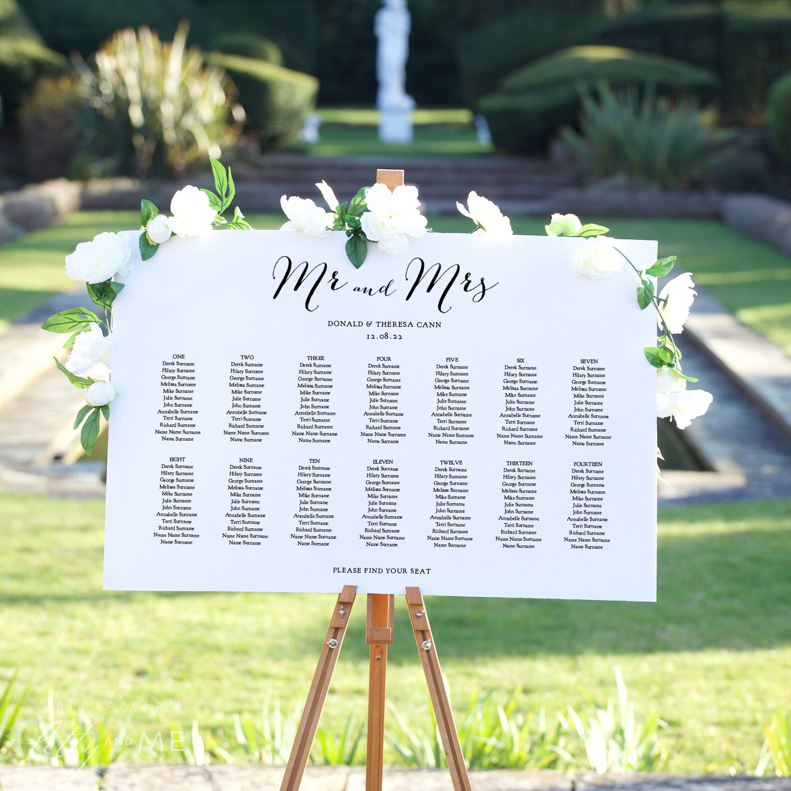 Small Table Plan Horseshoe Seating Plan Template 'sweet - Etsy Canada