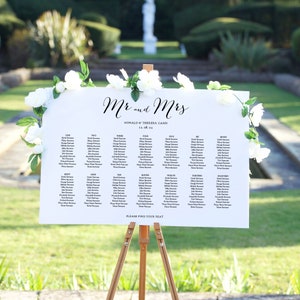 Small Table Plan Horseshoe Seating Plan Template 'sweet - Etsy UK