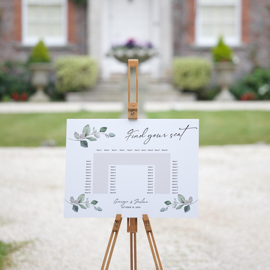 U Shaped Seating, Horseshoe Seating Plan, Landscape Table Seating Plan ...