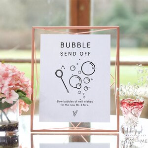 Bubble Send off Sign, Bursting With Love Bubble Sign, Printable Bubbles ...