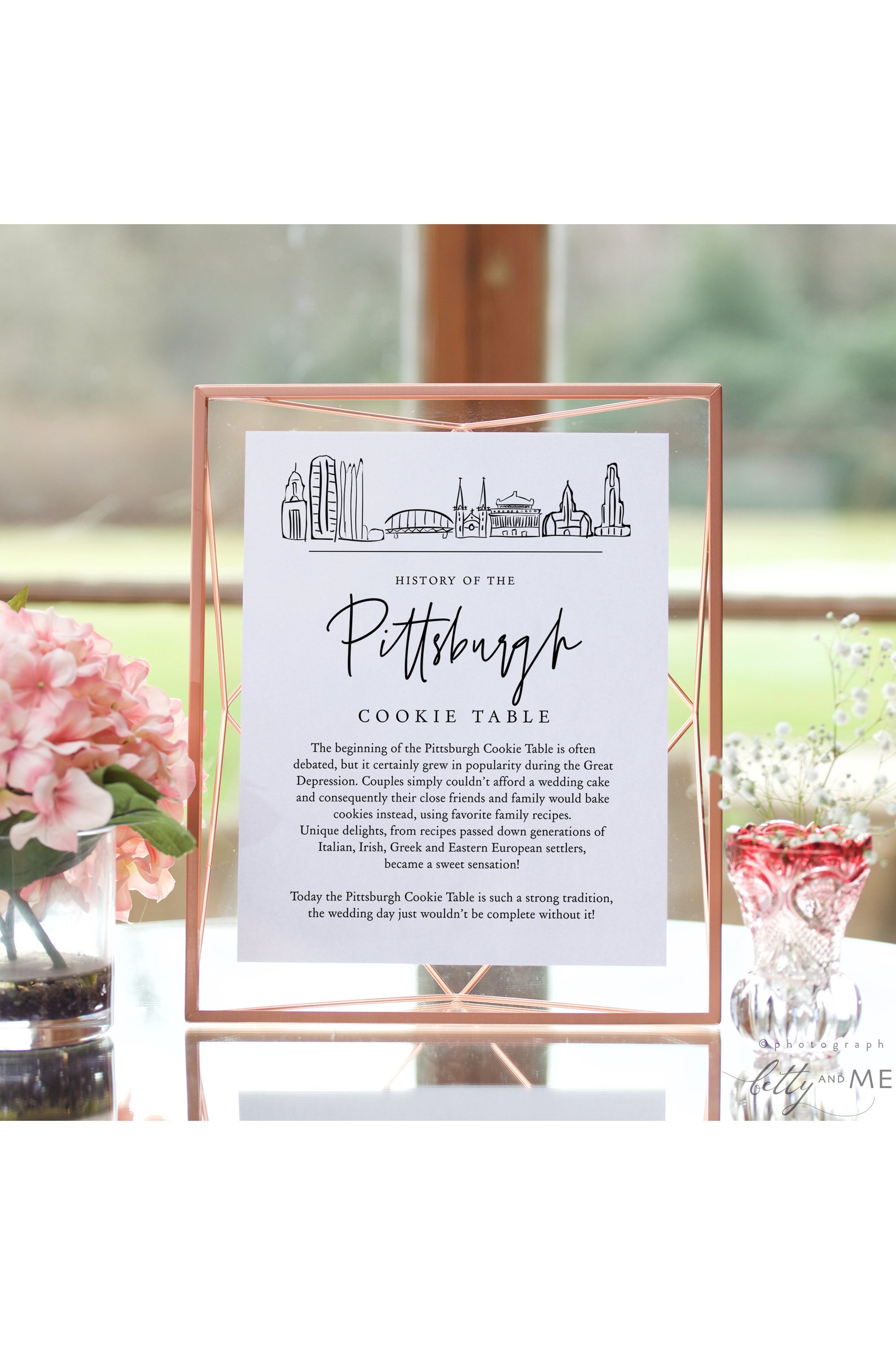 Pittsburgh Cookie Table Sign Printable History of Pittsburgh - Etsy