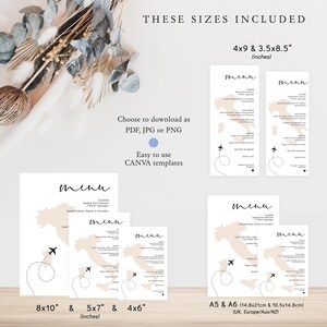 Destination - Menus for Italy Wedding, Wedding Menu for Italian Wedding ...