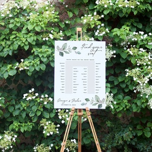 Long Table Seating Plan, U Shaped Table Seating, Banquet, Printable ...