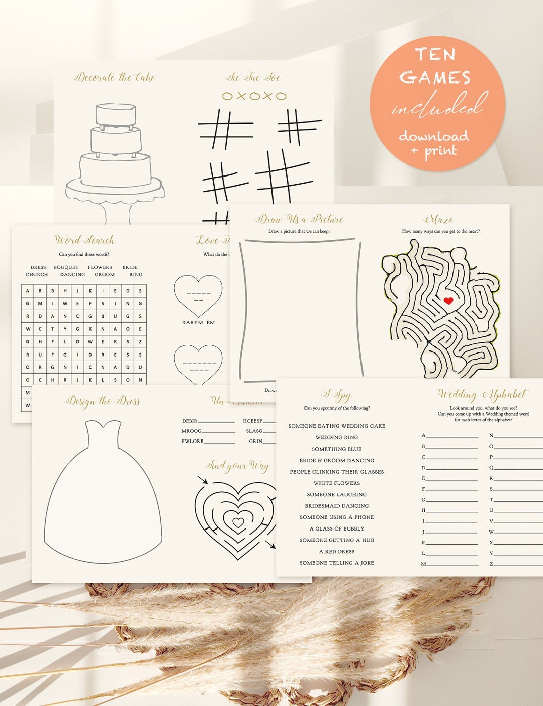 Kids Wedding Games, Kids Activities at Wedding, Kids Activity Book ...