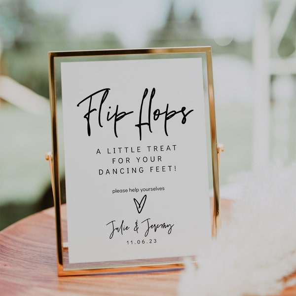 Flip Flops Sign - Etsy