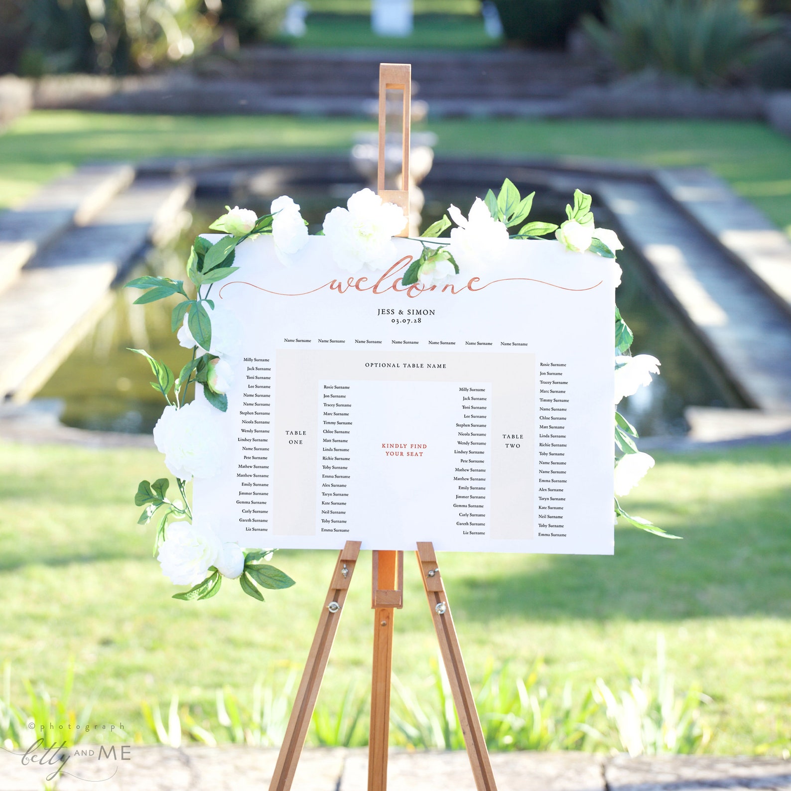 Lucyrose U Shape Table Seating Plan, Wedding Banquet Printable Template ...