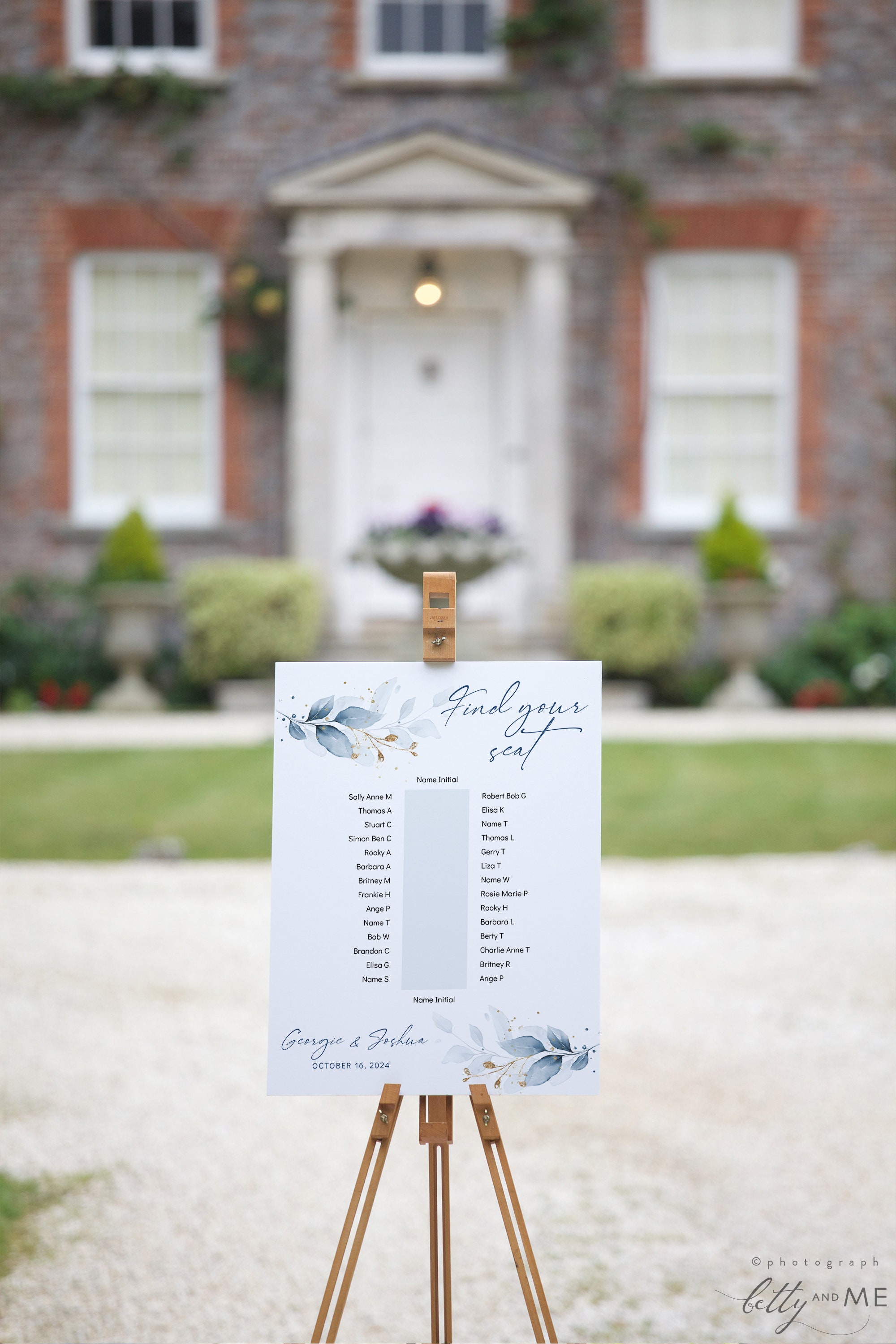 Dusty Blue Table Seating Plan Printable Seating Plan - Etsy UK