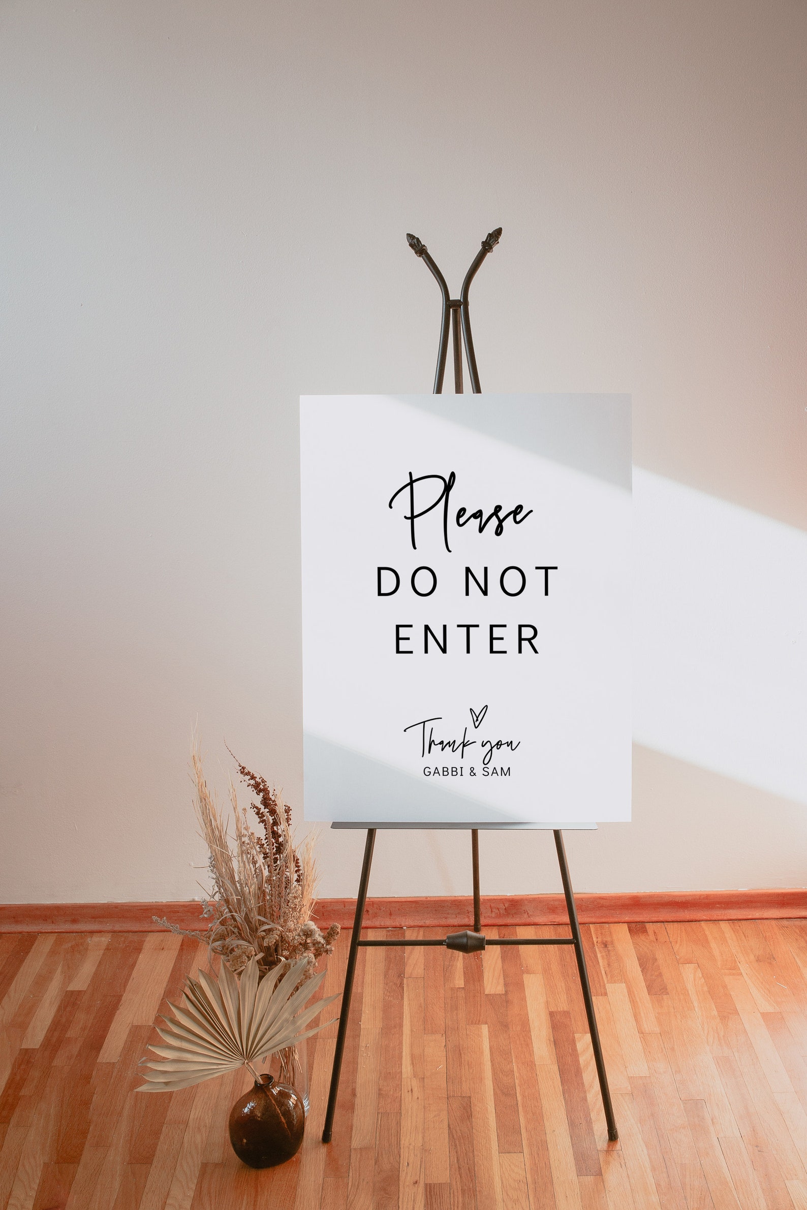Please Do Not Enter Signs, Canva Templates in 10 Sizes, Printable No ...