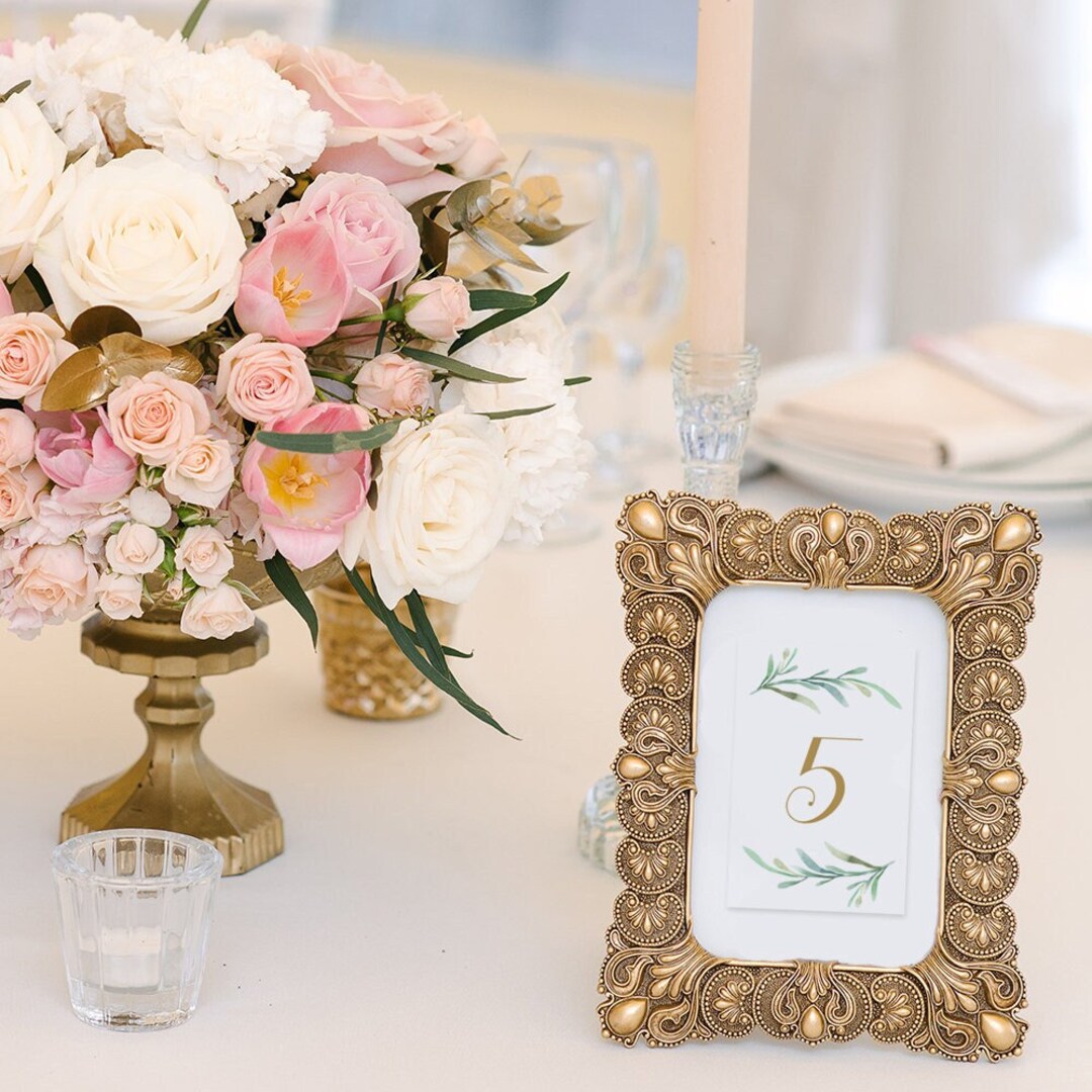 Small Table Numbers, 2x3 Inch, Very Small Table Number Printable PDF ...