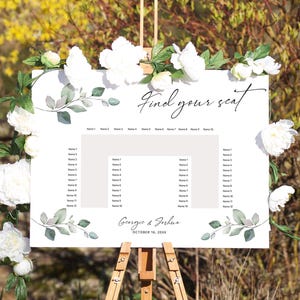 U Shaped Seating, Horseshoe Seating Plan, Landscape Table Seating Plan ...