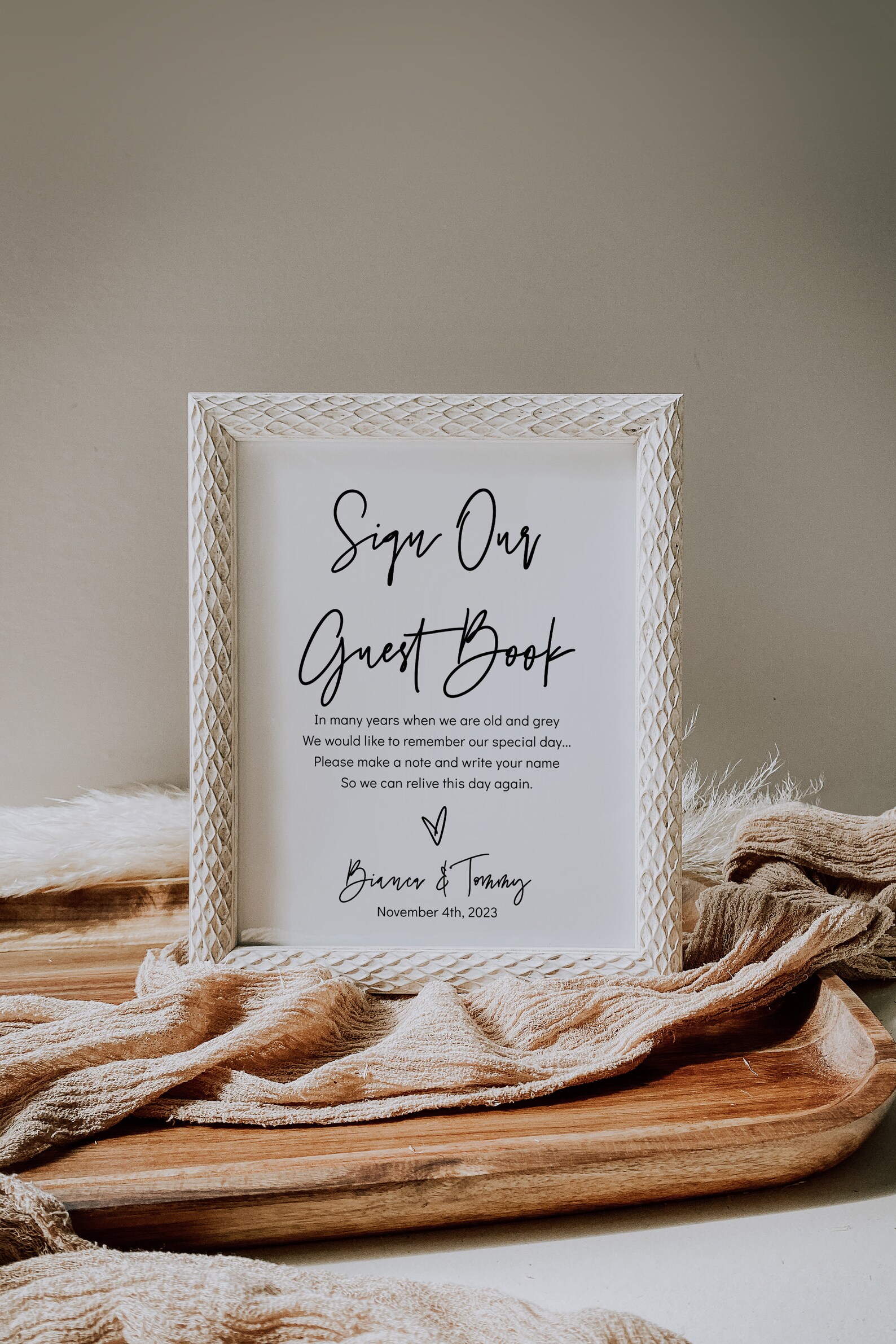 Sign Our Guest Book Sign Printable Guest Book Signs 5 Sizes - Etsy