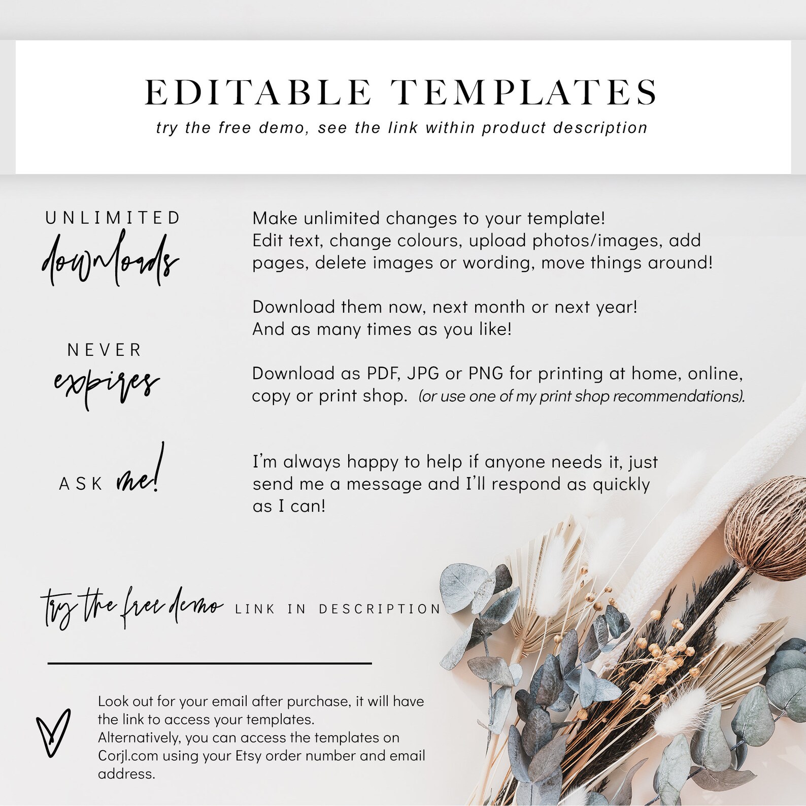 Dusty Blue Wedding Invitations Templates for Gatefold - Etsy