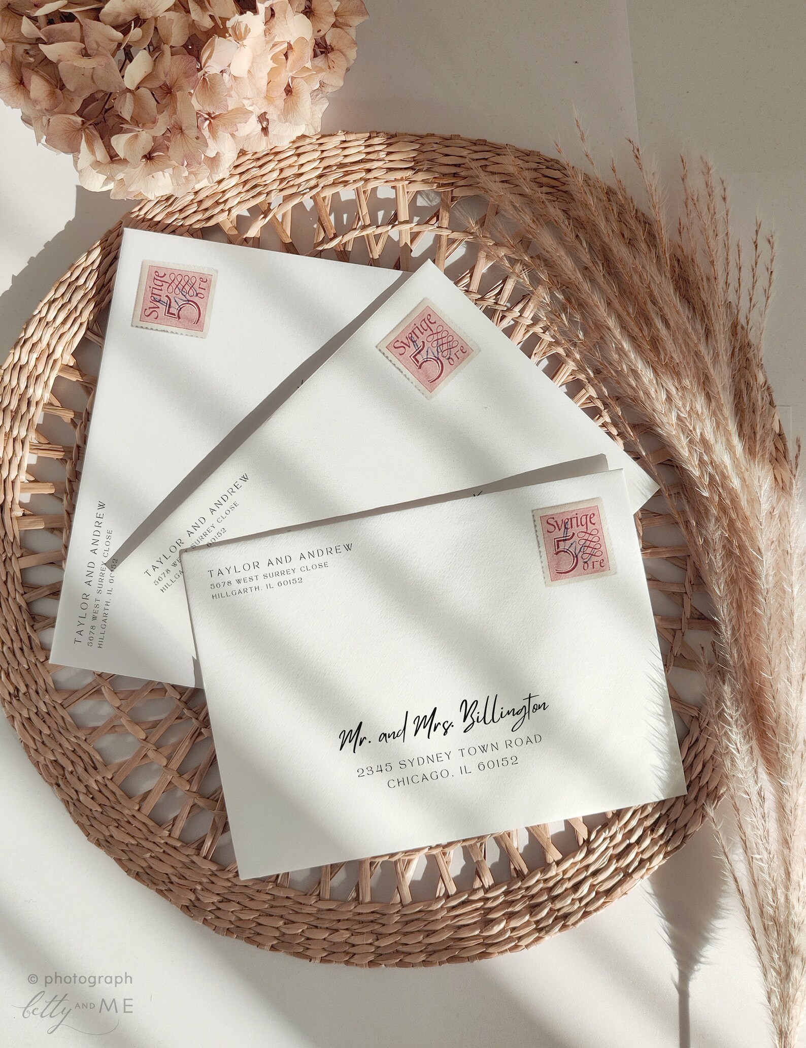 Templates for Envelope Addresses, 13 Sizes, Minimalist Envelopes ...