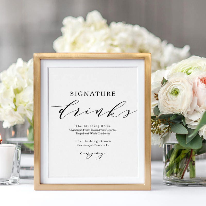 Table Setting Name Tag Printable Name Place Setting Printable Tags Bon 