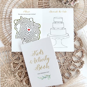 Kids Wedding Games, Kids Activities at Wedding, Kids Activity Book ...